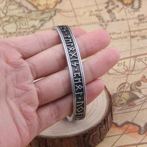 Viking | Accessories | Viking Elder Futhark Runes Arm Ring | Poshmark